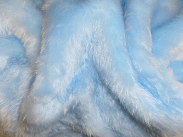 Faux Fur - Baby Blue - Layabout Bean Bags